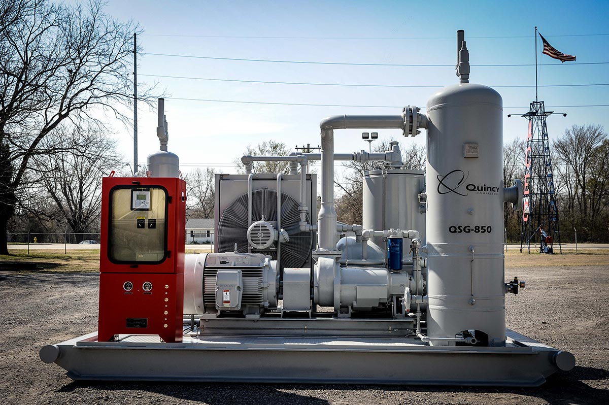 Oilfield Compressors Natural Gas Transmission Background Image • Air ...